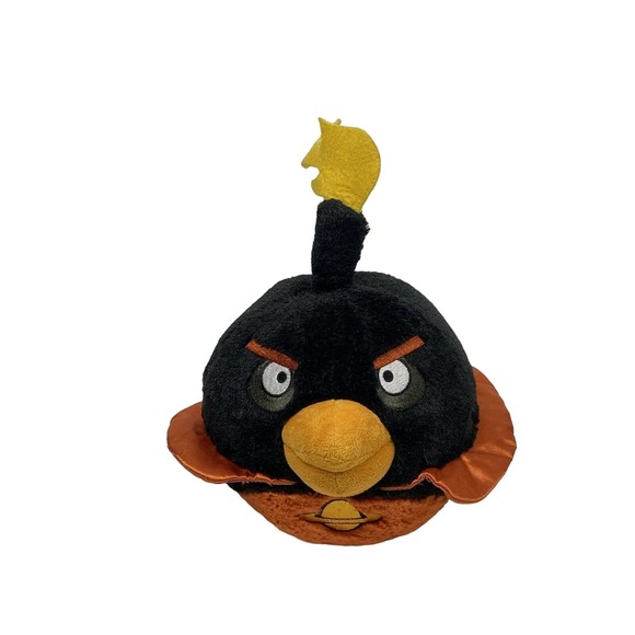 Commonwealth Toy | Other | Black Angry Bird Bomb 8 Plush Soft Toy ...